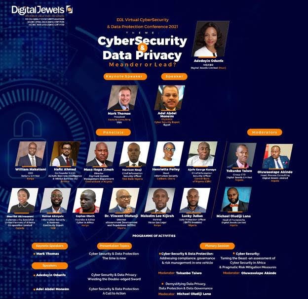 DJL Virtual Cyber Security & Data Protection Conference 2021 - Lagos Chapter